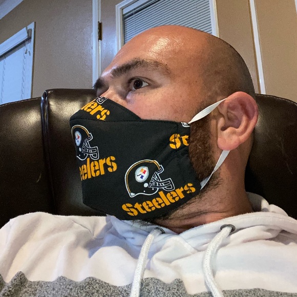 NFL | Accessories | Steelers Half Face Shield Steelers Face Cover ...